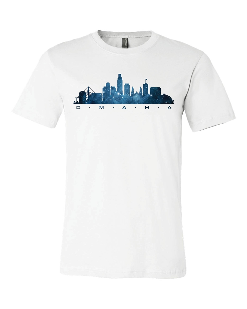 Lawlor's Custom Sportswear | Omaha Skyline Cool Watercolor T-shirt
